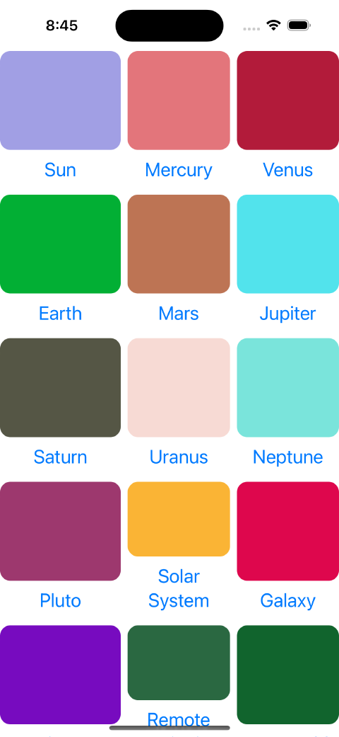 Swiftui Collection Navigationstack